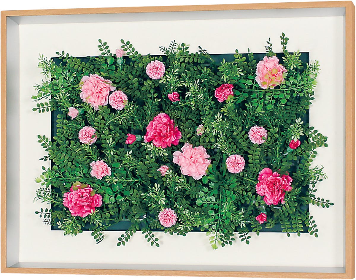 インテリアデコ AR3105 [FLOWER3105]｜アートパネル 壁掛け 造花 フラワー